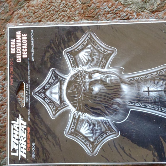 lethal threat | Art | Jesus Cross Decals Vtg | Poshmark